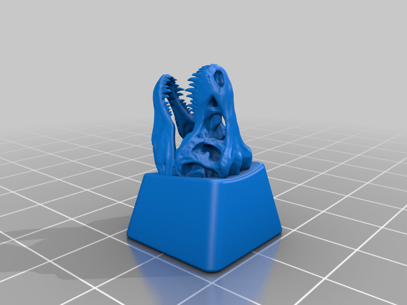 Free STL file T-Rex Dino Key remix for Cherry MX keys 🦖・3D printing ...