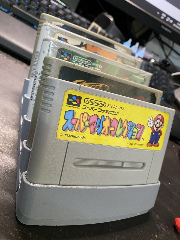 Free 3D file Modular SFC cartridge holder.・3D printing model to ...