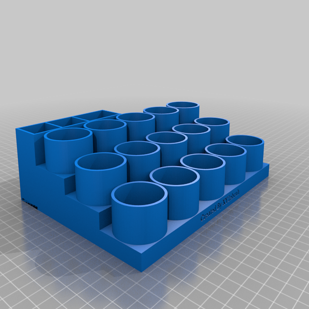 Free STL file Paint Station with brush holders 🎨・3D printable design to ...