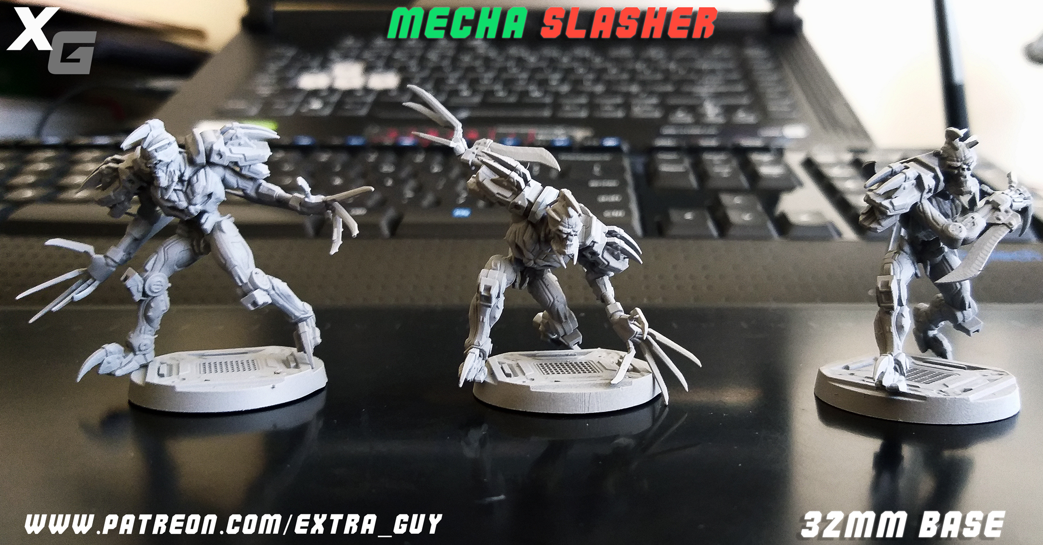 3D file Mecha Slasher・Model to download and 3D print・Cults