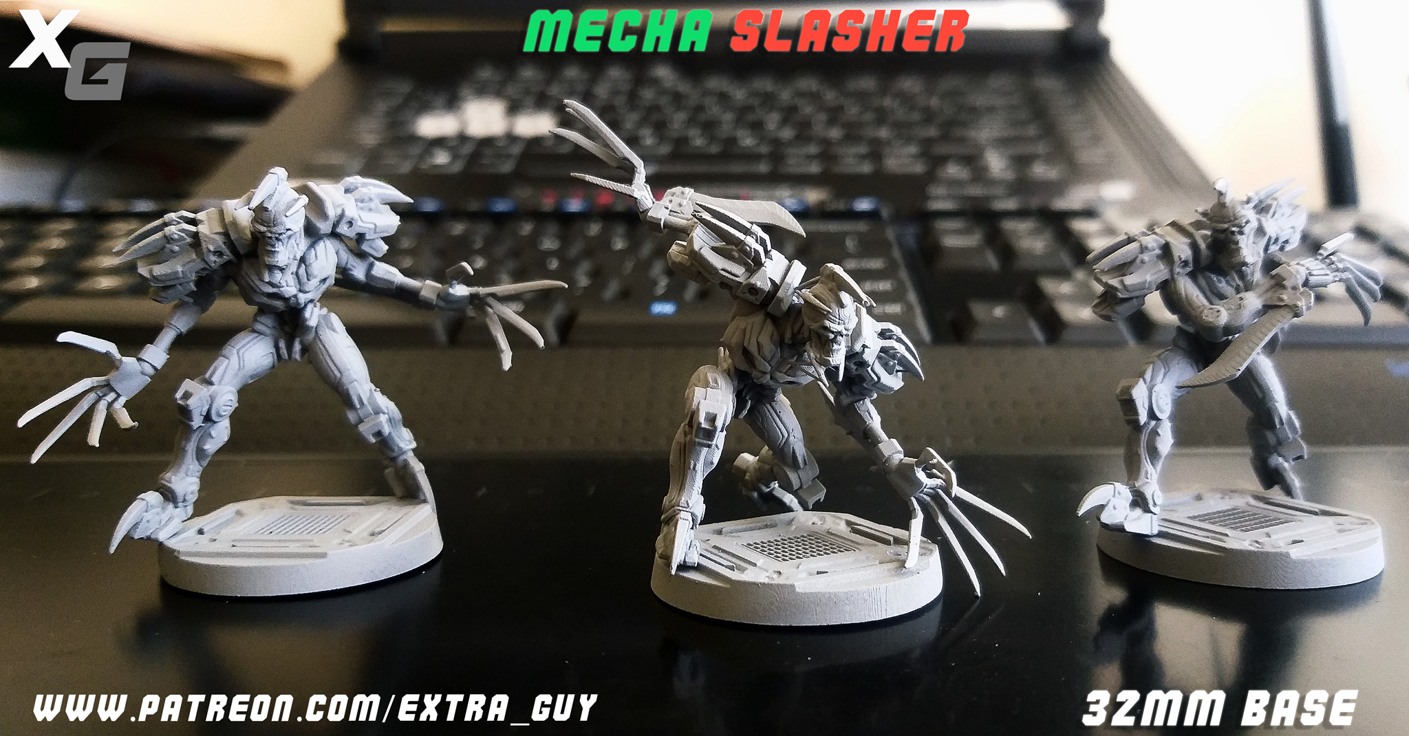 3D file Mecha Slasher・Model to download and 3D print・Cults