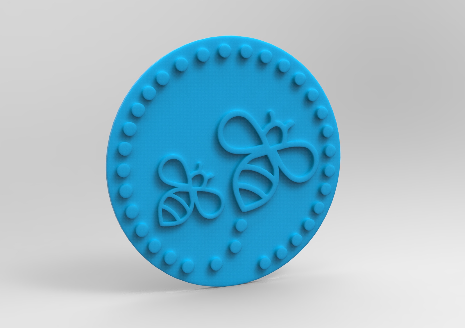 STL file BEE STAMP - BEE STAMP・3D printable design to download・Cults