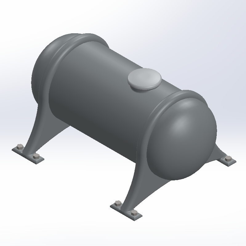 STL file 1/24 Scale External Gas Tank (2 Versions)・3D print design to ...