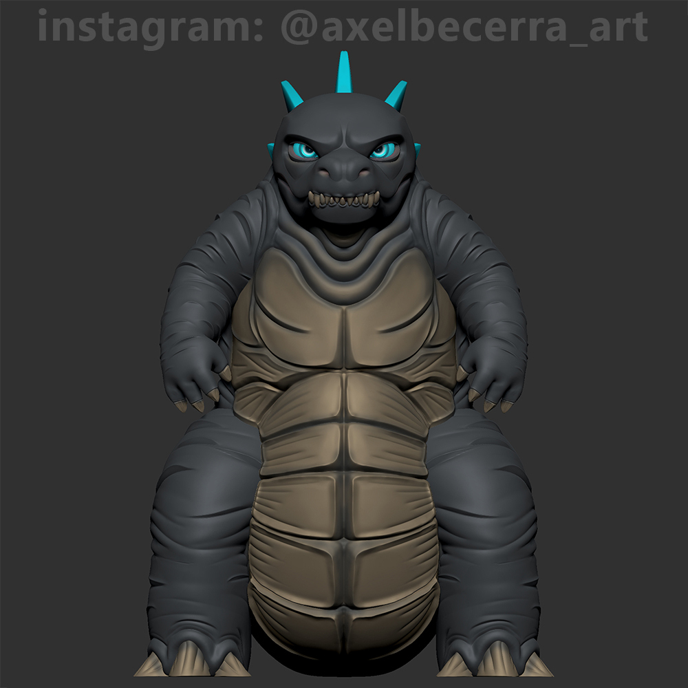 STL file Godzilla Stylized・3D printable model to download・Cults
