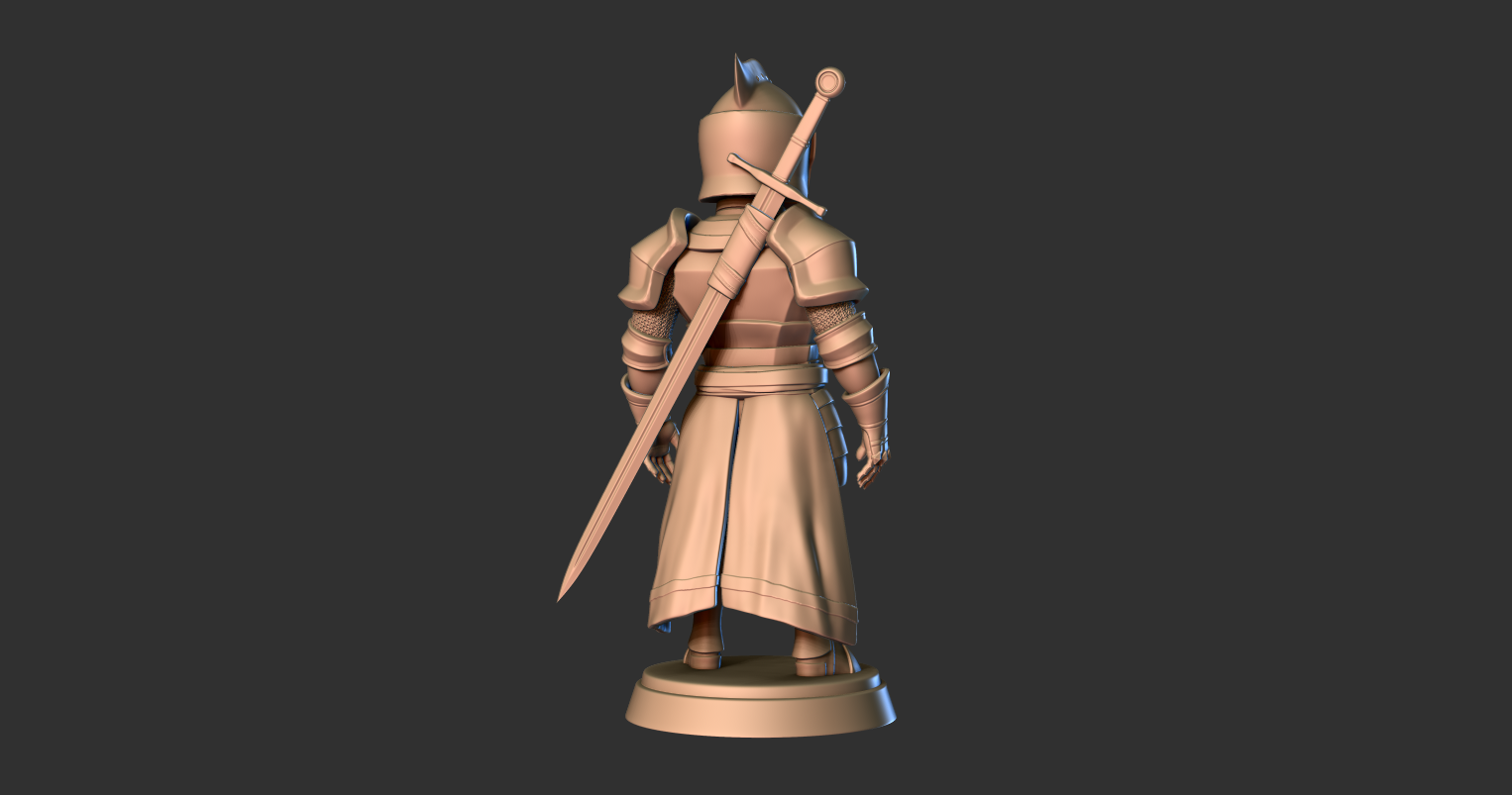 STL file Fantacy Knight Miniature 2 -Mini Troop・3D printing idea to ...