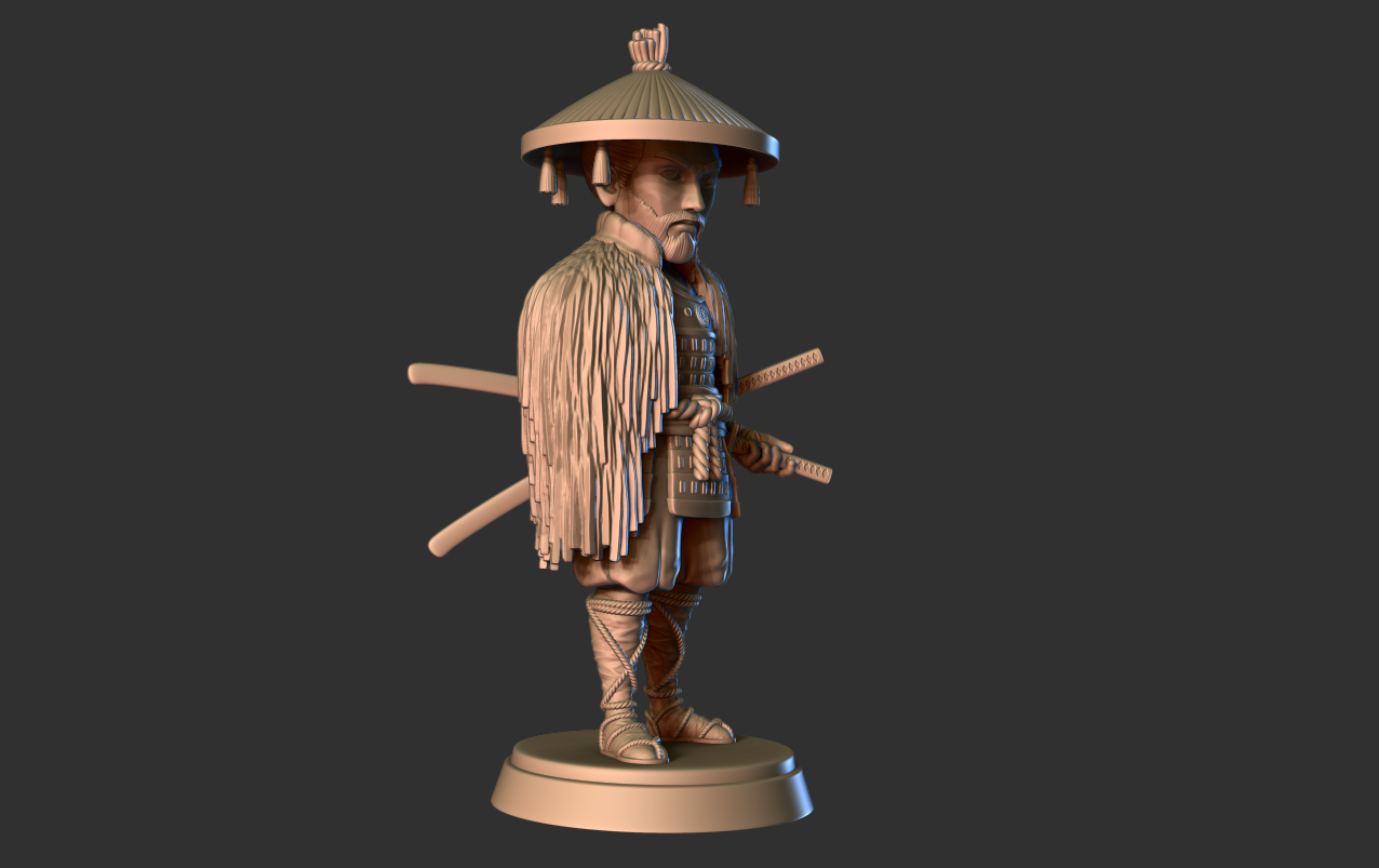 Файл STL Samurai Miniature 5 -Mini Troop・3D-печатный дизайн для ...