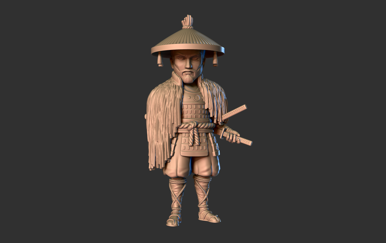 Файл STL Samurai Miniature 5 -Mini Troop・3D-печатный дизайн для ...