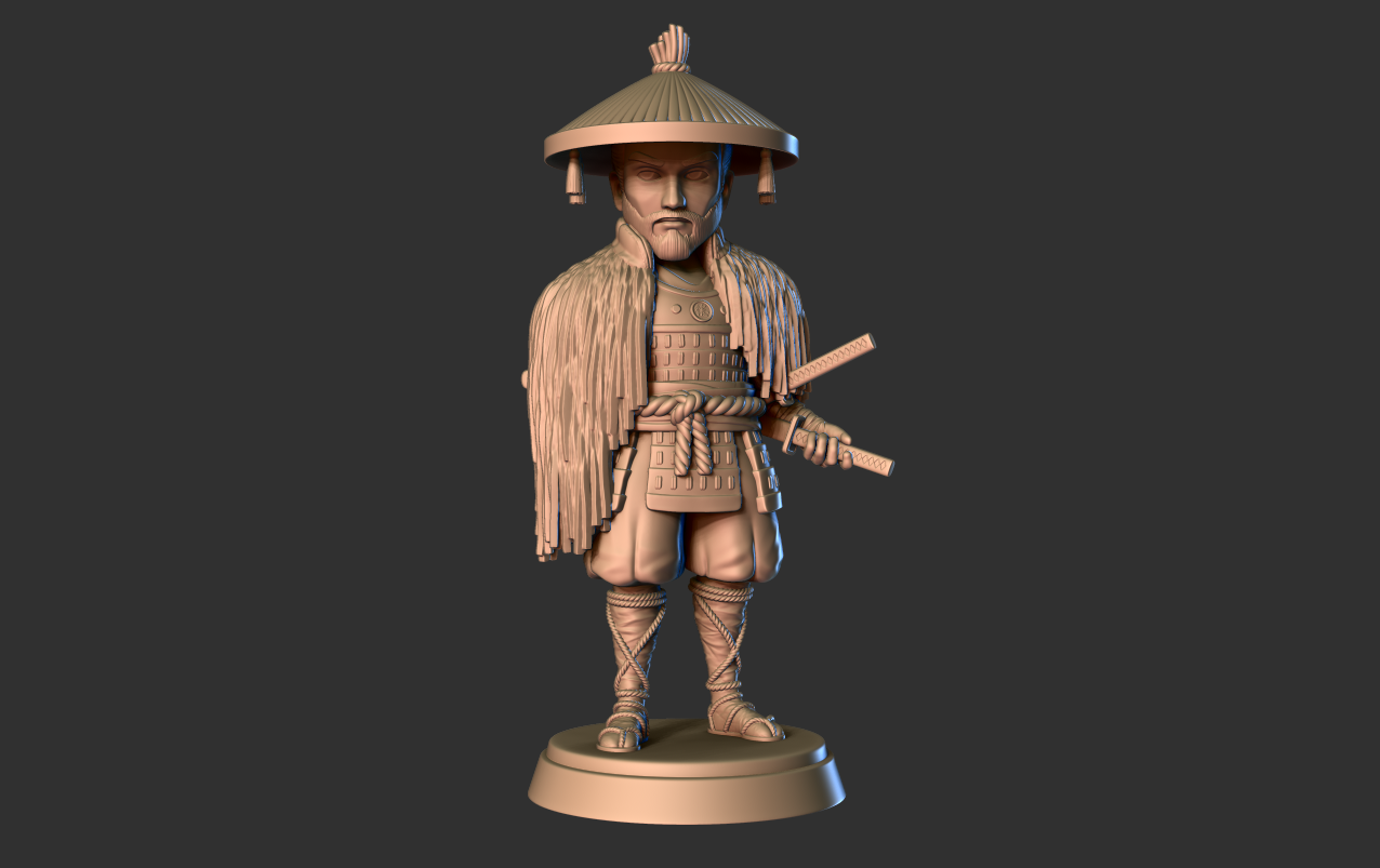 Файл STL Samurai Miniature 5 -Mini Troop・3D-печатный дизайн для ...