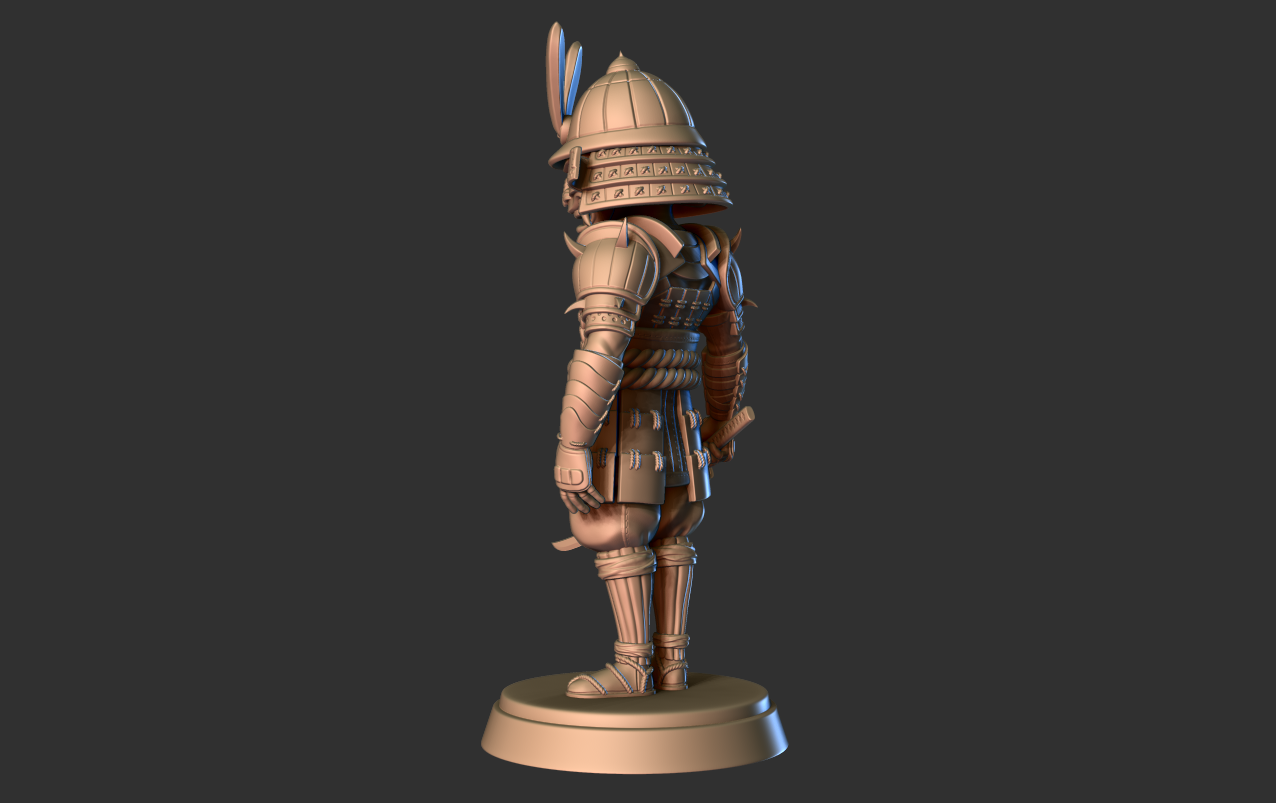 STL file Samurai Miniature 2 -Mini Troop・3D print design to download・Cults