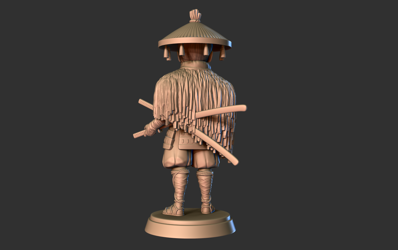 Файл STL Samurai Miniature 5 -Mini Troop・3D-печатный дизайн для ...