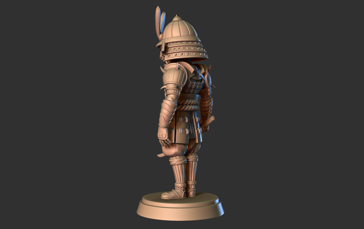 STL file Samurai Miniature 2 -Mini Troop・3D print design to download・Cults