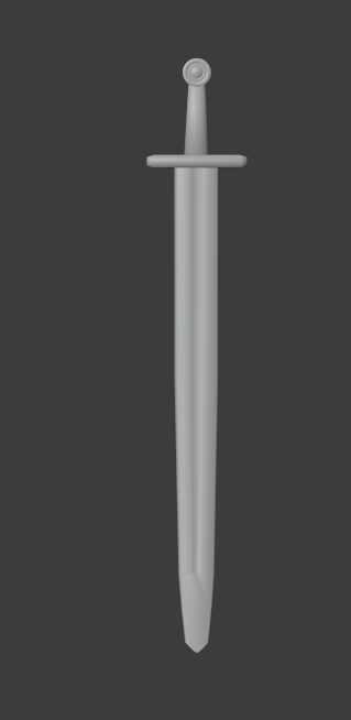 3D file Simple medieval sword・3D print model to download・Cults