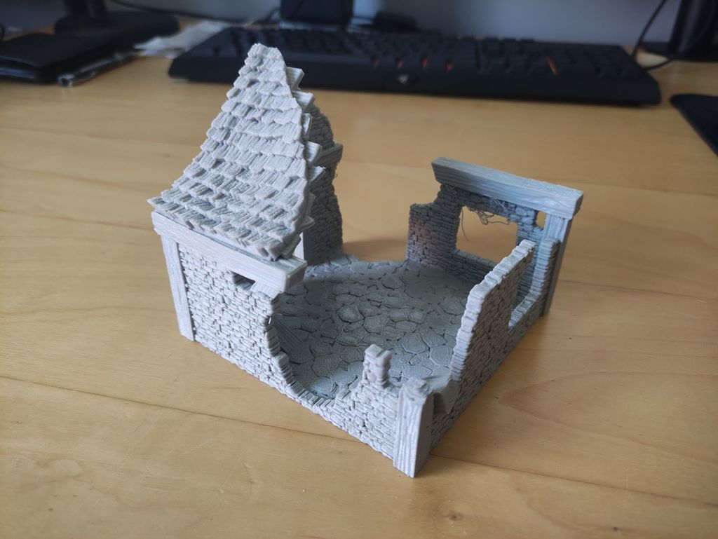 Free STL file House ruins 🏠・3D printing idea to download・Cults