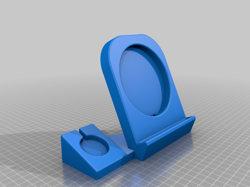 Archivo 3D gratis Soporte cargador inalámbrico para móvil y reloj, Anker y Galaxy Watch 4・Modelo ...