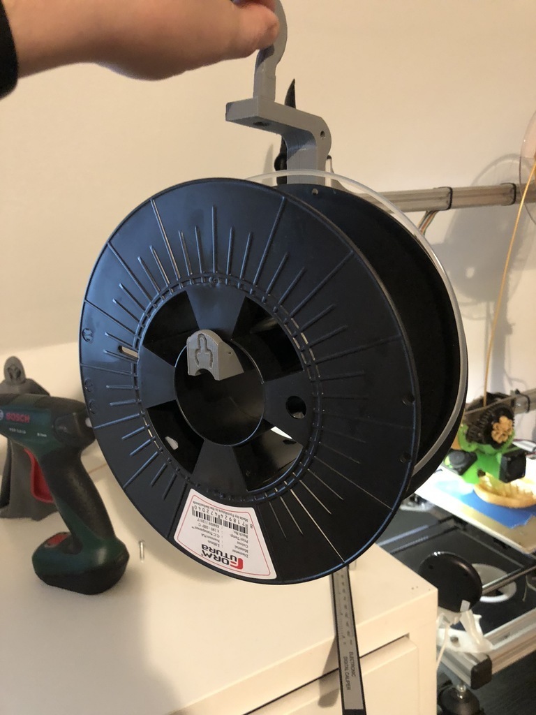 Free 3D file spool hanger・3D printing design to download・Cults
