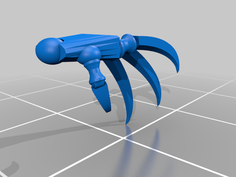 Free STL file Haunted One Claws 👻・3D printing model to download・Cults