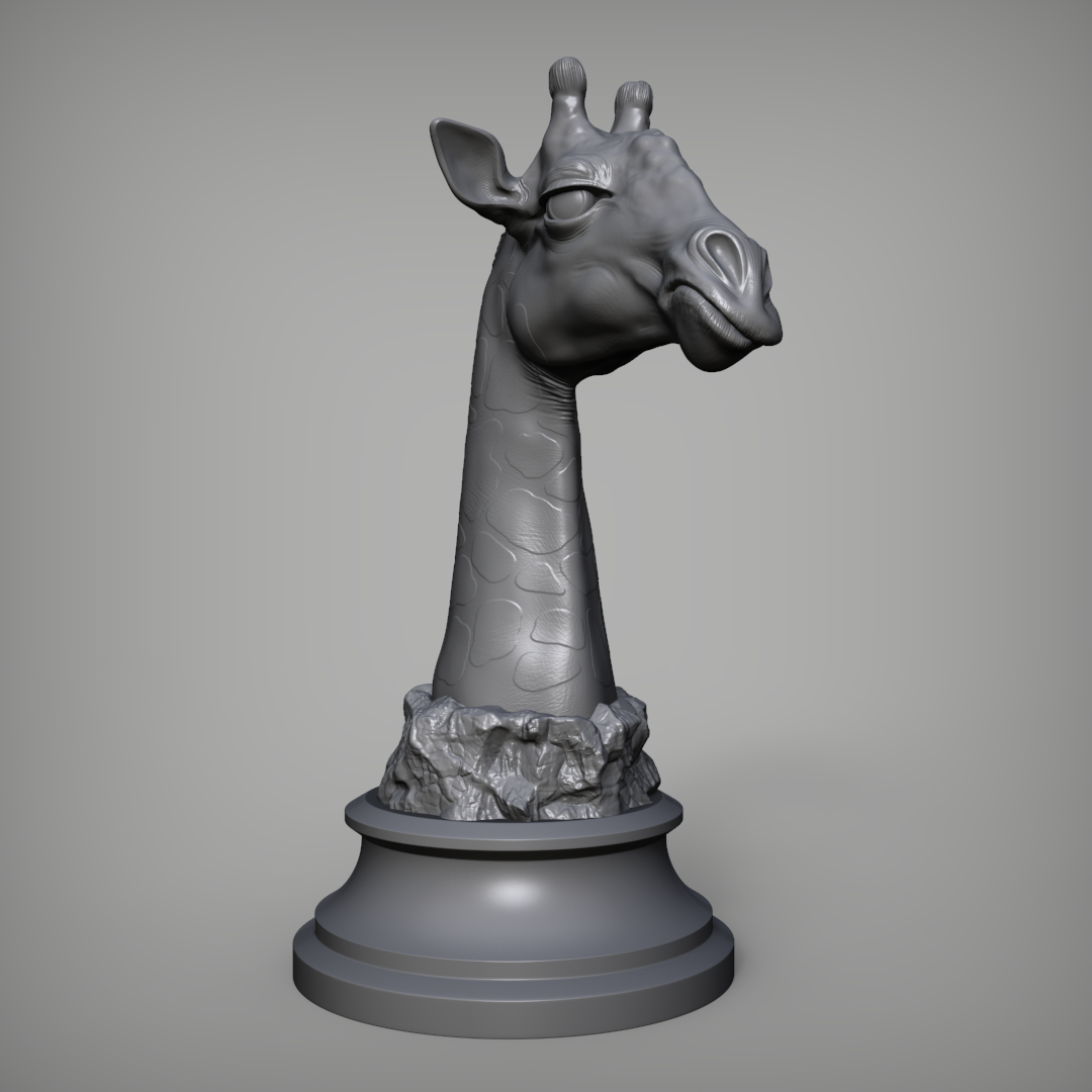 STL file Giraffe・Model to download and 3D print・Cults