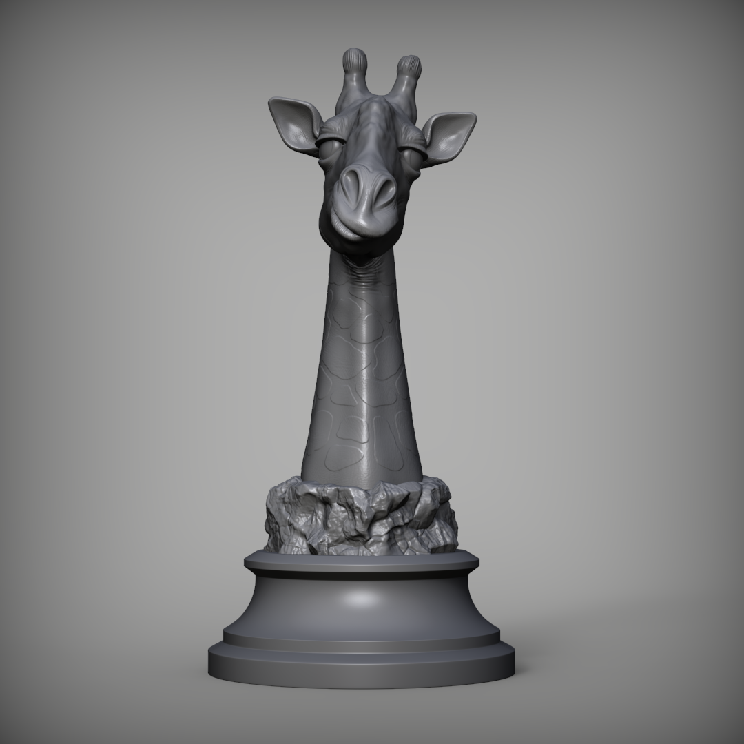 STL file Giraffe・Model to download and 3D print・Cults