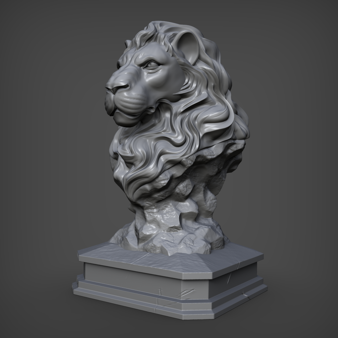 STL file Lion・3D print design to download・Cults
