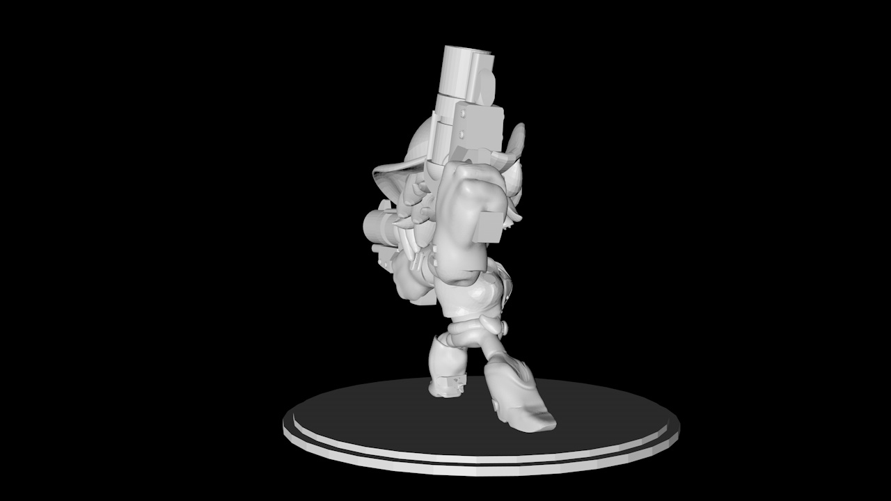STL file Cassidy_Brawlhalla 🎨・3D printing model to download・Cults