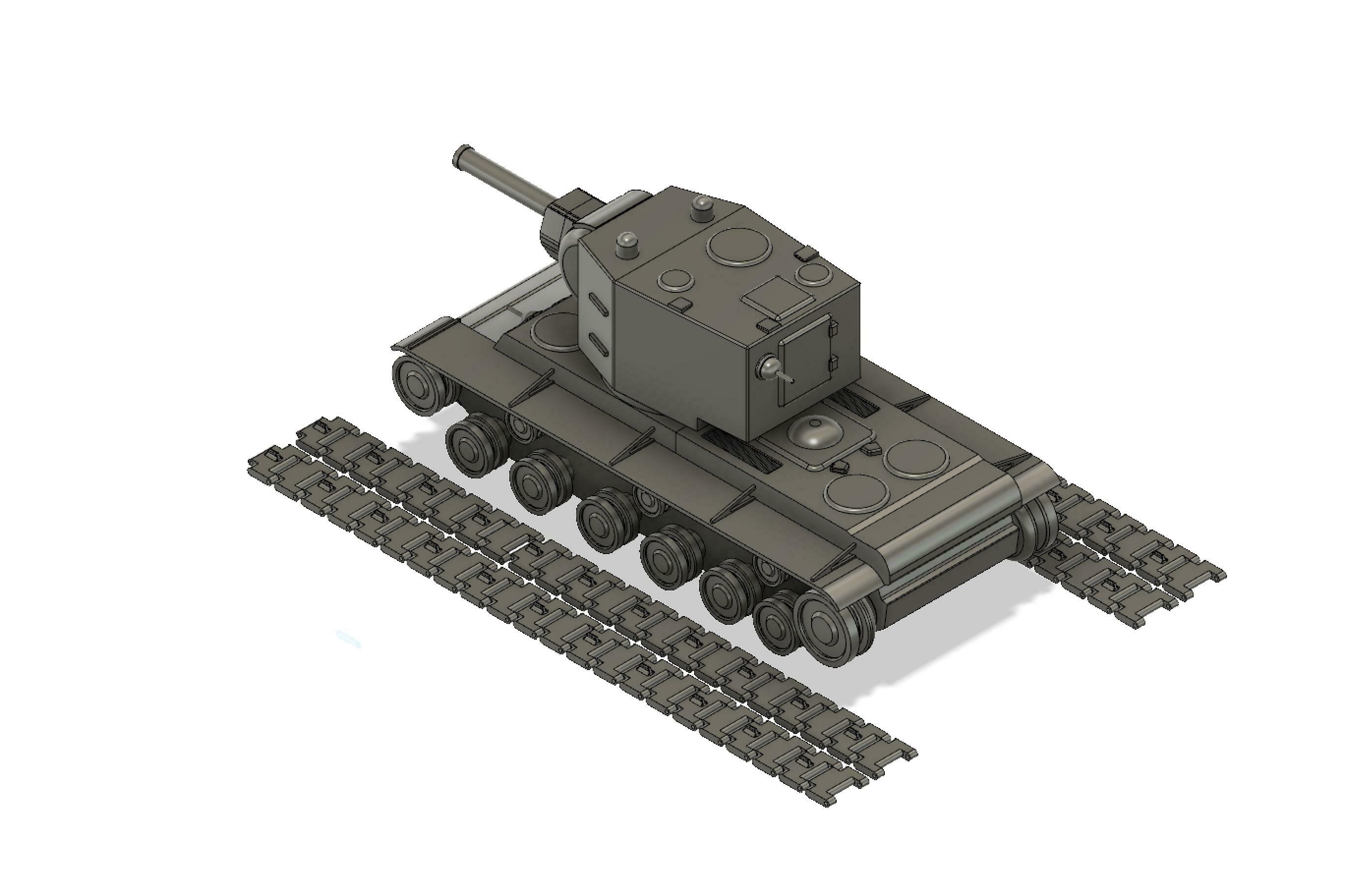 Free STL file KV-2 Model 🪖・3D printable model to download・Cults