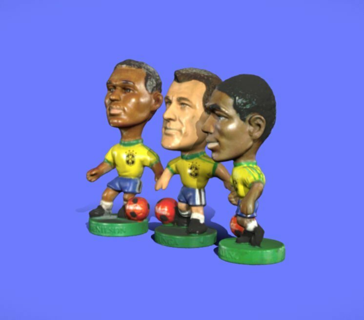 3D file VINTAGE SOCCER MINI FIGURES - 3D SCAN・3D printer design to ...
