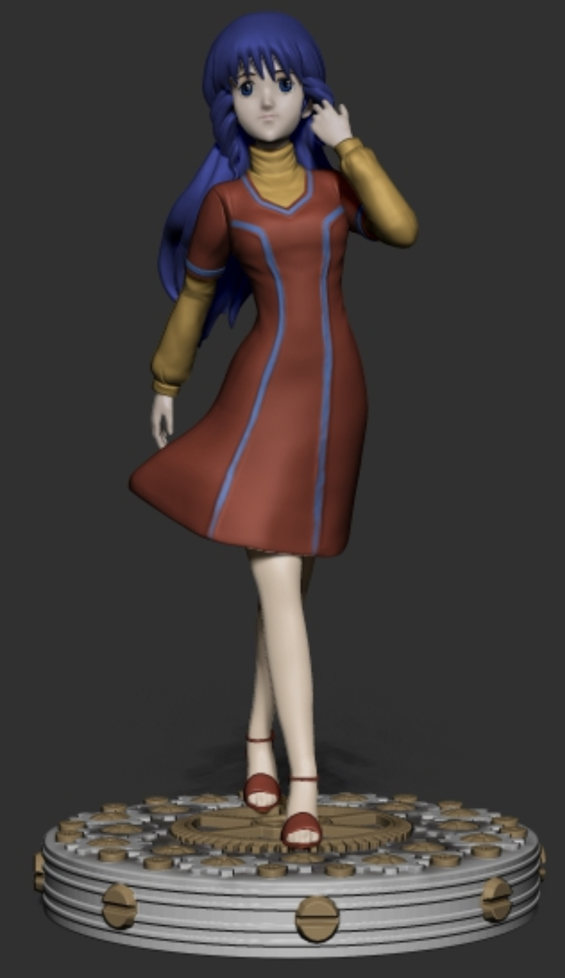 STL file Minmay dress・3D print design to download・Cults