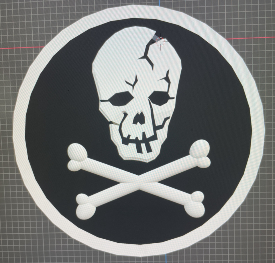 Free STL file skull sign・3D print model to download・Cults