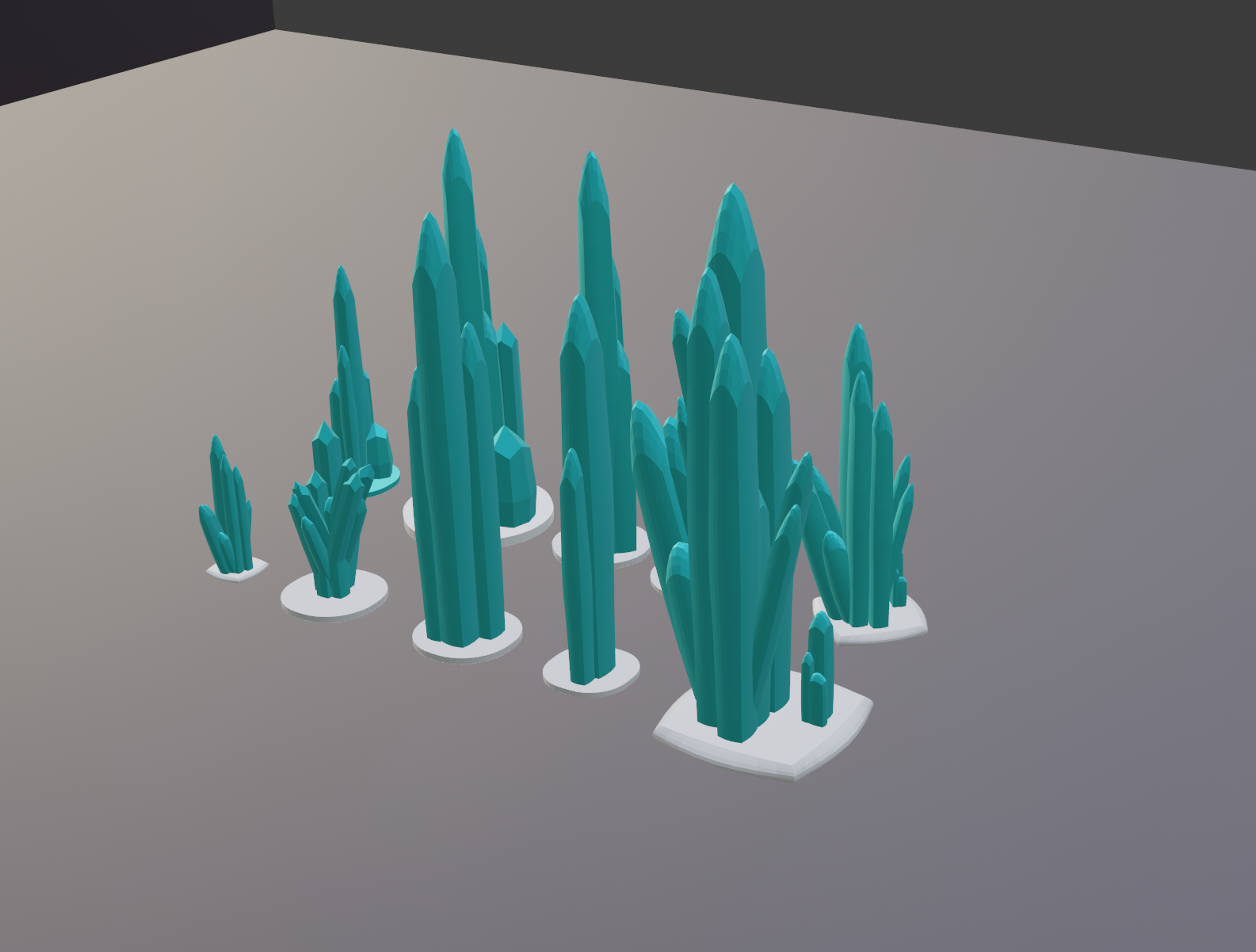 STL file Ice Crystals Scenery・3D printable design to download・Cults