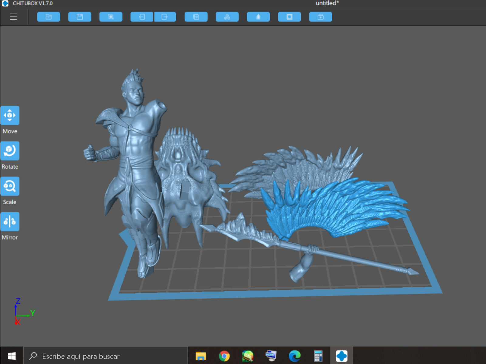 STL file angel warrior mini STL 75mm 👼・3D printable design to download ...