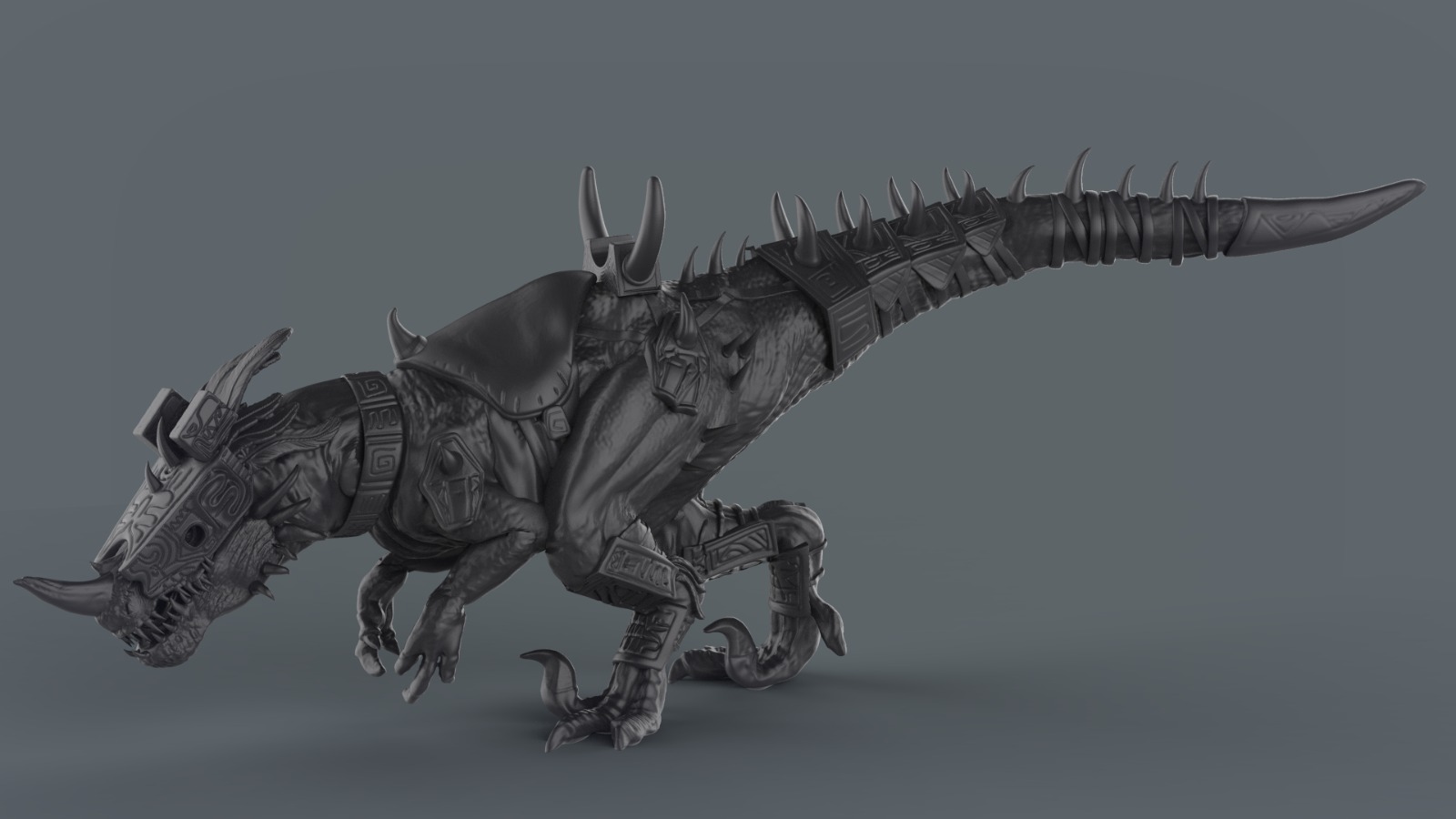 STL file Cold Ones Lizardmen Cavalry/Raptor・3D print design to download ...