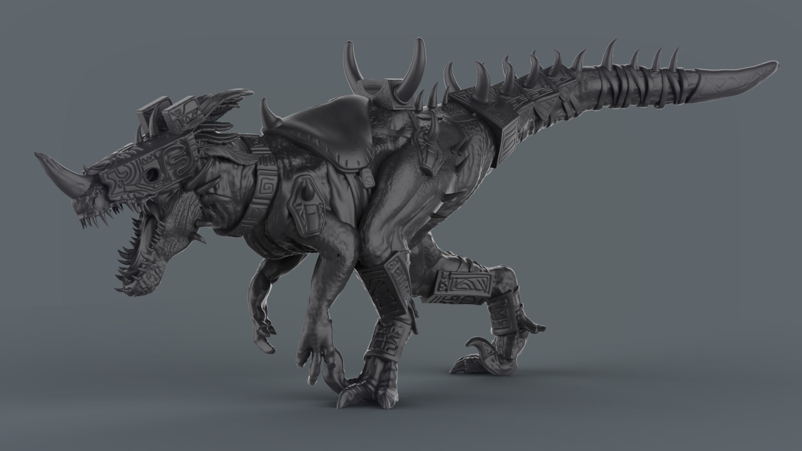 STL file Cold Ones Lizardmen Cavalry/Raptor・3D print design to download ...