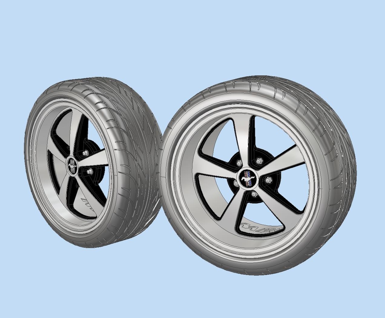 STL file 03-04 Mach 1 Mustang・Design to download and 3D print・Cults