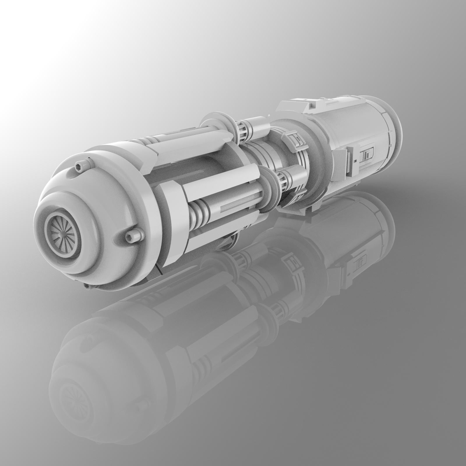 STL file Gundam detailed fuel tank 1/100・3D printable design to ...