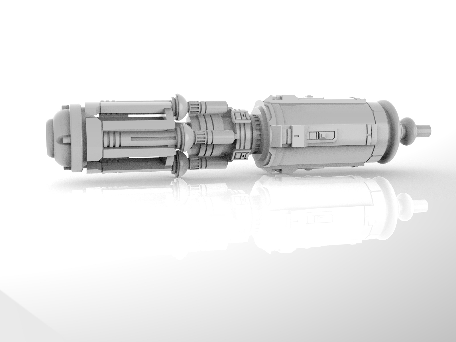 STL file Gundam detailed fuel tank 1/100・3D printable design to ...