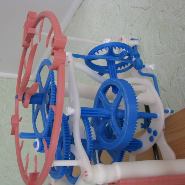 Free 3D file 8-day mechanical clock for 20x20 bed・3D printable model to ...