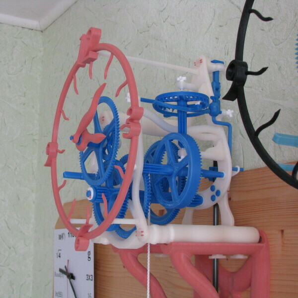 Free 3D file 8-day mechanical clock for 20x20 bed・3D printable model to ...