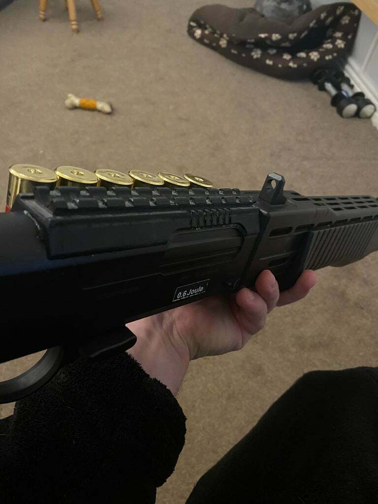 Free STL file Half Life SPAS-12 RIS rail with shell holder・3D print ...