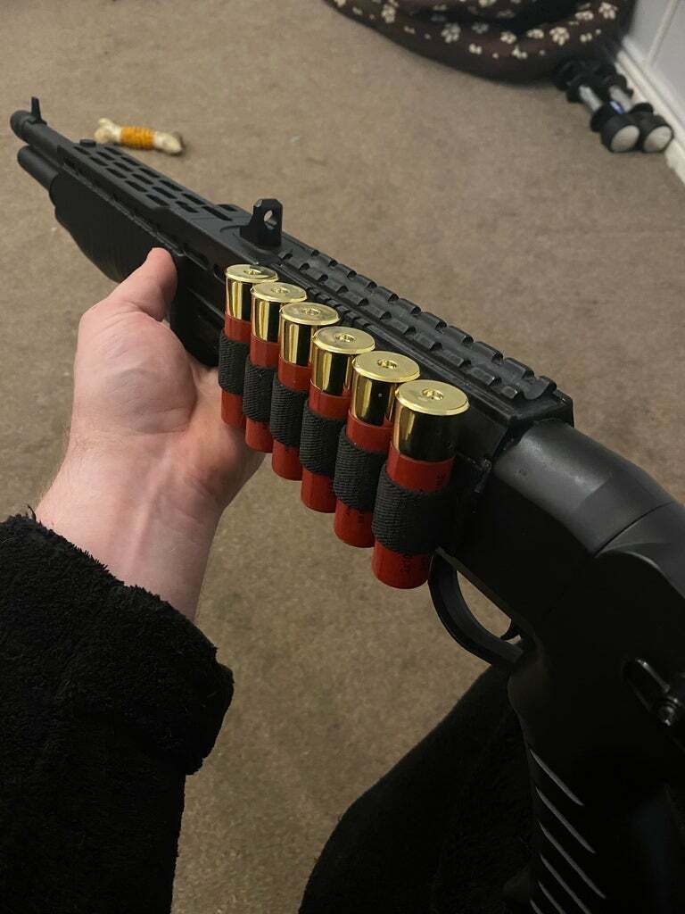 Бесплатный STL файл Half Life SPAS-12 RIS rail with shell holder・Шаблон ...