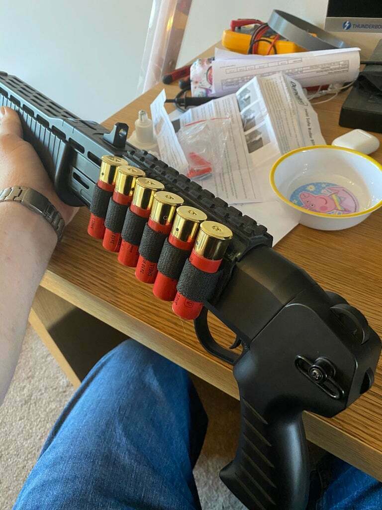 Free STL file Half Life SPAS-12 RIS rail with shell holder・3D print ...