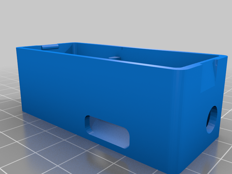 STL-Datei ESP8266 D1 Mini Snap Fit Gehäuse mit Power Jack und Platz für ...