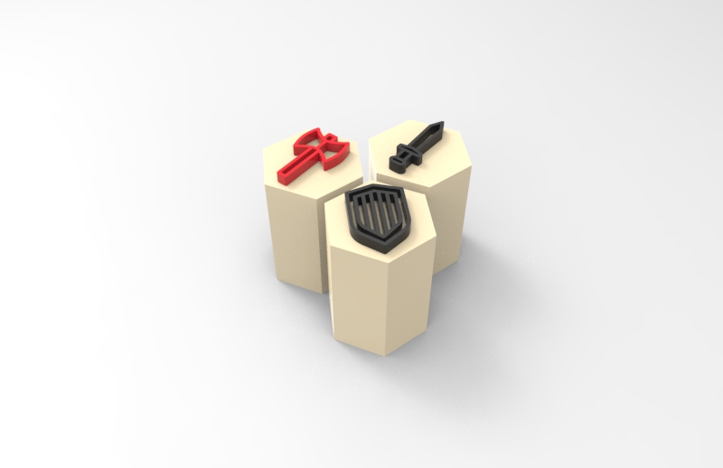 Free 3D file RPG tokens Adventure・3D printable design to download・Cults