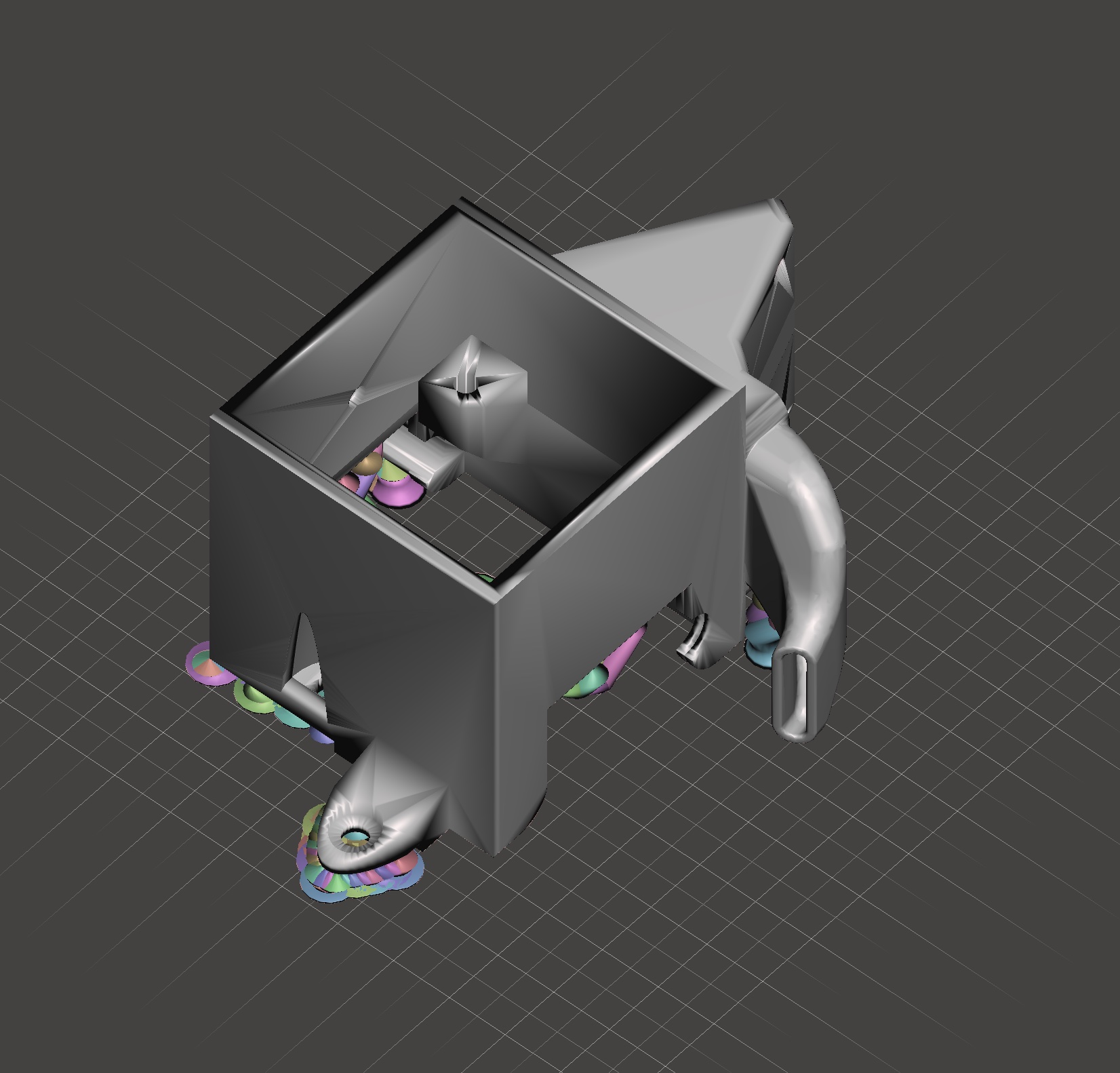 3D file Micro-Swiss Linear Rail Plate Cooling Duct w/ BLTouch (or not ...