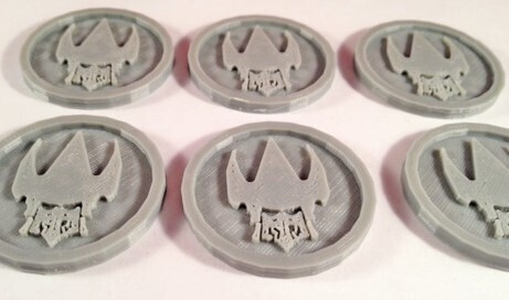 Free STL file 40mm X 4mm Token - Marker of Dark Eldar 40K Bits・3D ...