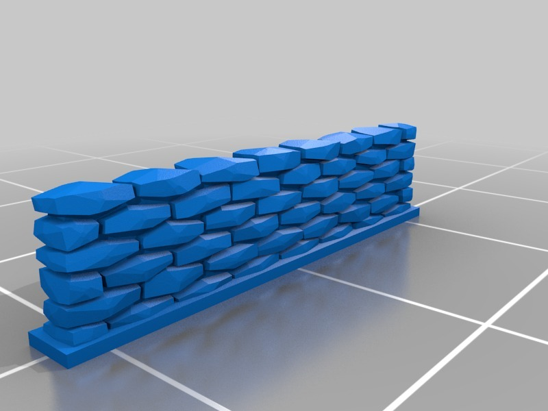 Free STL file Stone Wall 8x4・3D printing model to download・Cults