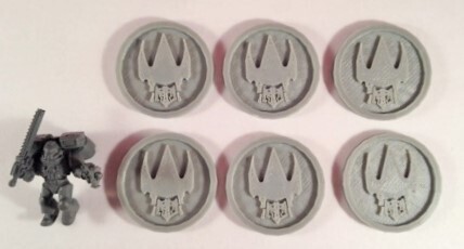 Free STL file 40mm X 4mm Token - Marker of Dark Eldar 40K Bits・3D ...