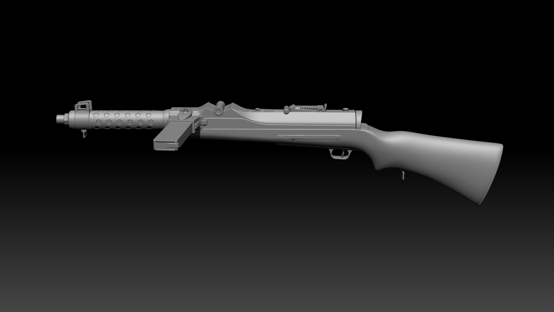 STL file MP-34 (Maschinepistole 34) 🔫・3D printing idea to download・Cults