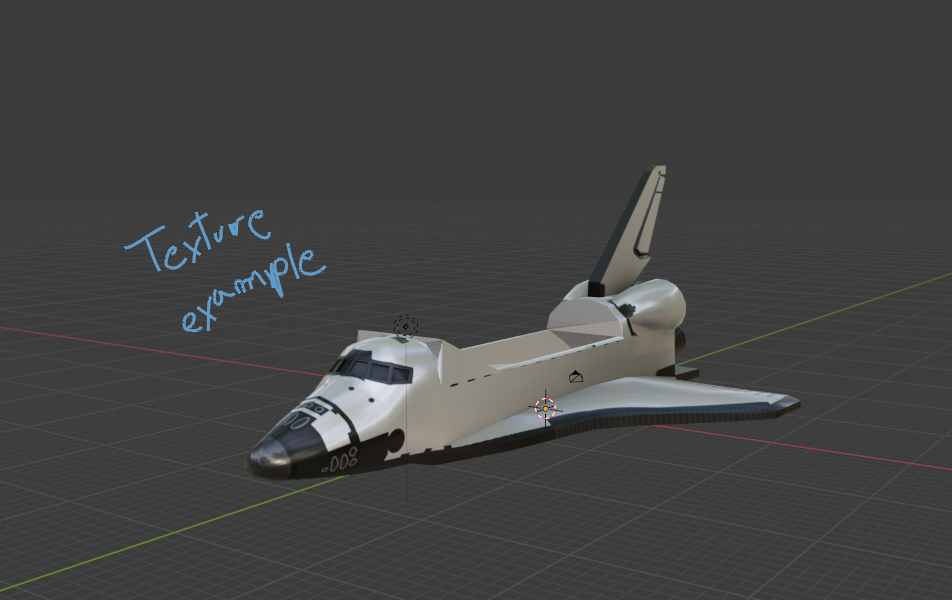 Space Shuttle Model Texture