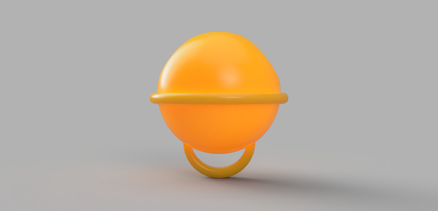 OBJ file Cat bell・3D print object to download・Cults