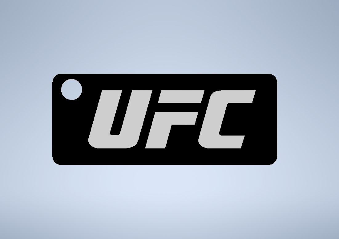 STL file UFC keychain・3D printing design to download・Cults